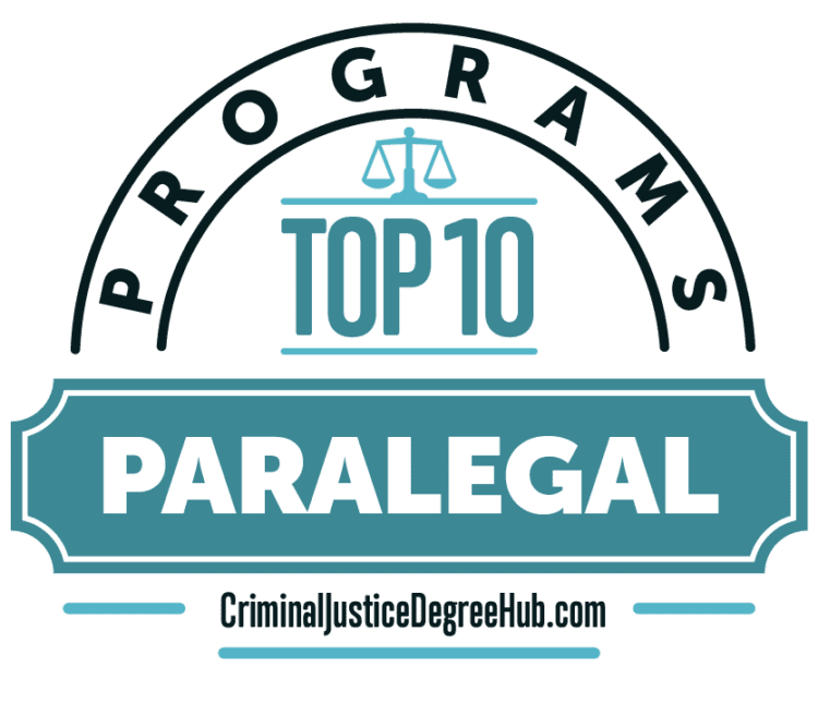 Top 10 - Paralegal Programs - Criminal Justice Degree Hub